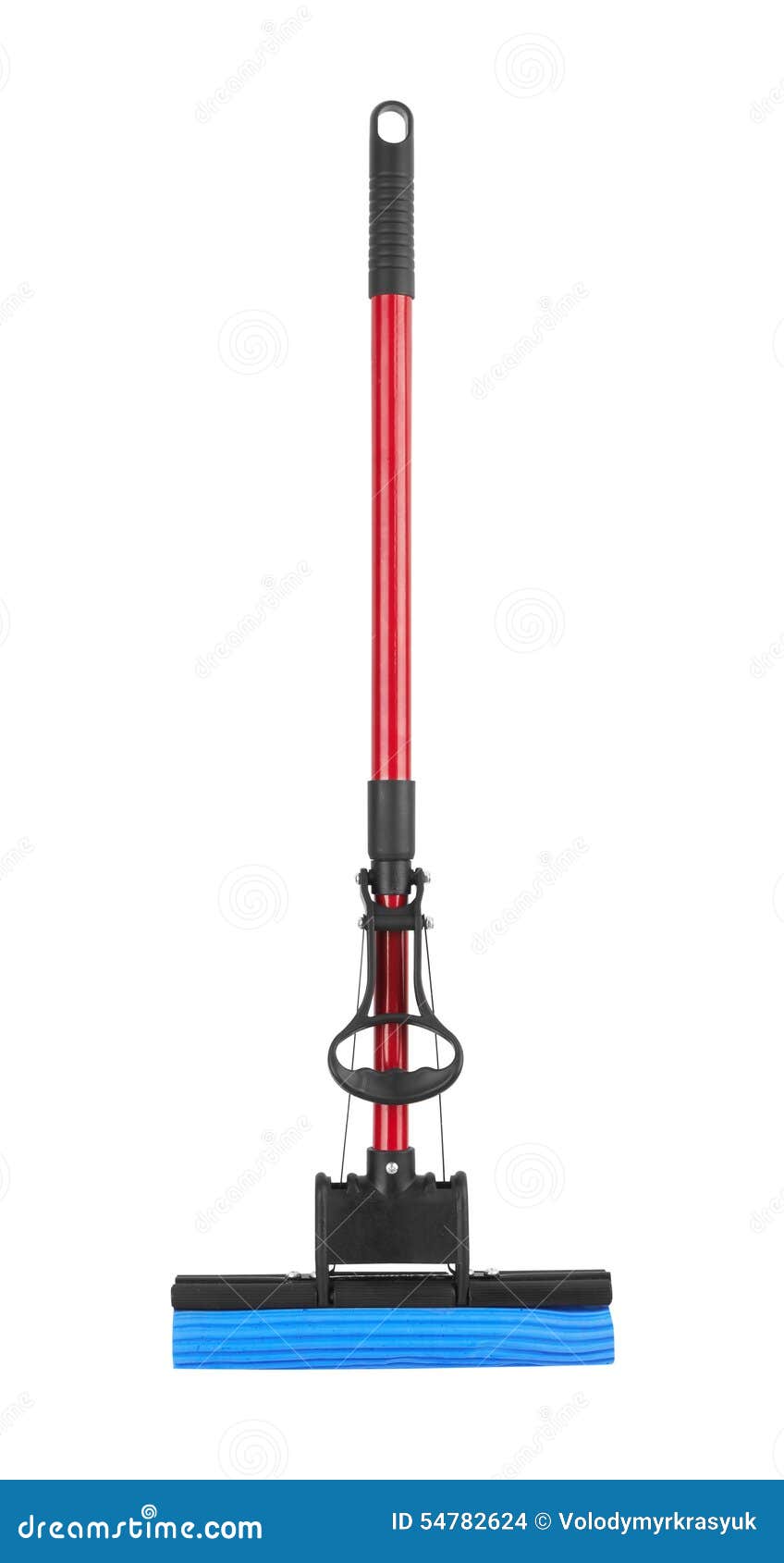 Mop on white stock photo. Image of domestic, chores, closeup - 54782624