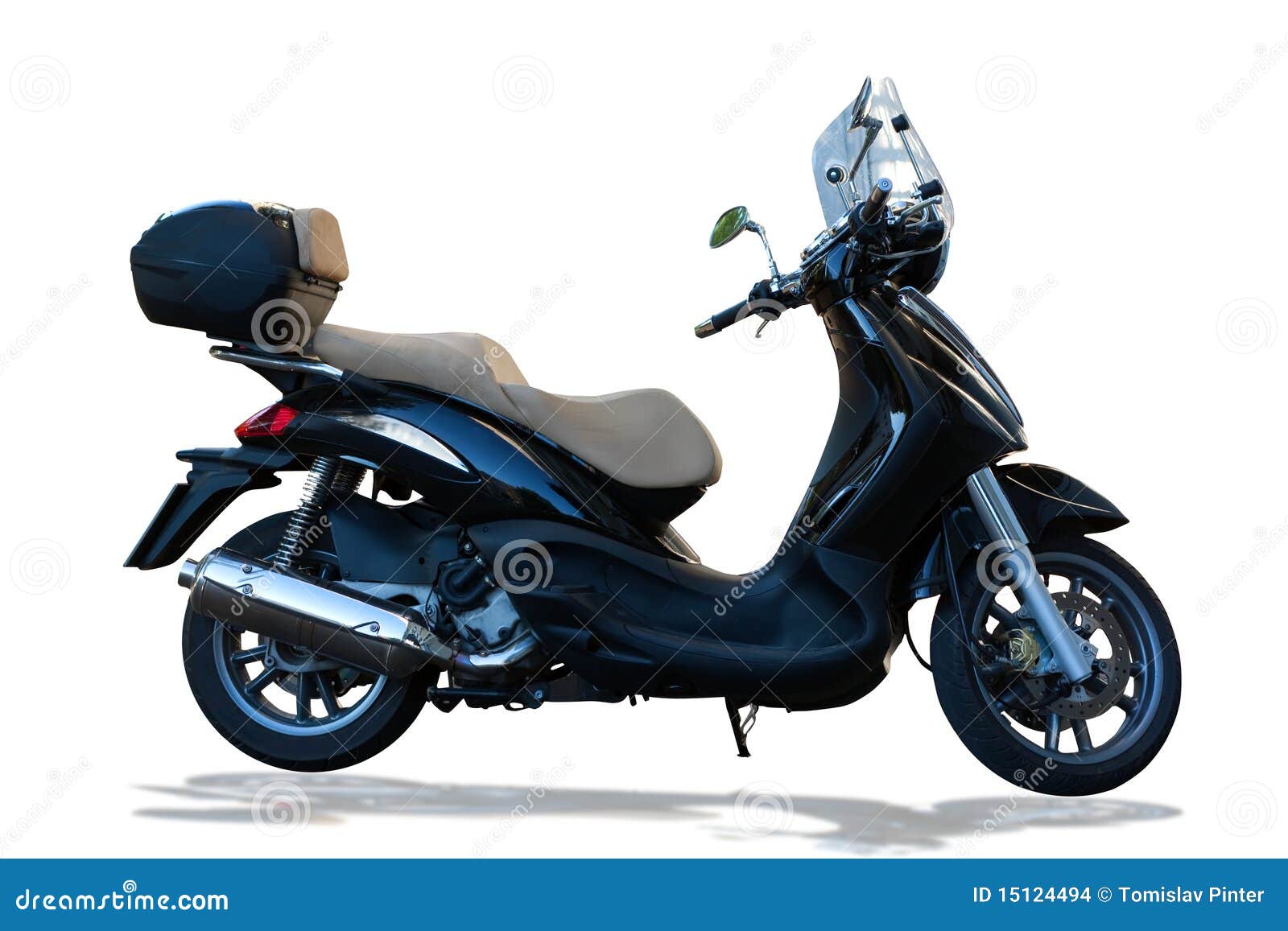Moped Royalty-Free Stock Image | CartoonDealer.com #210064