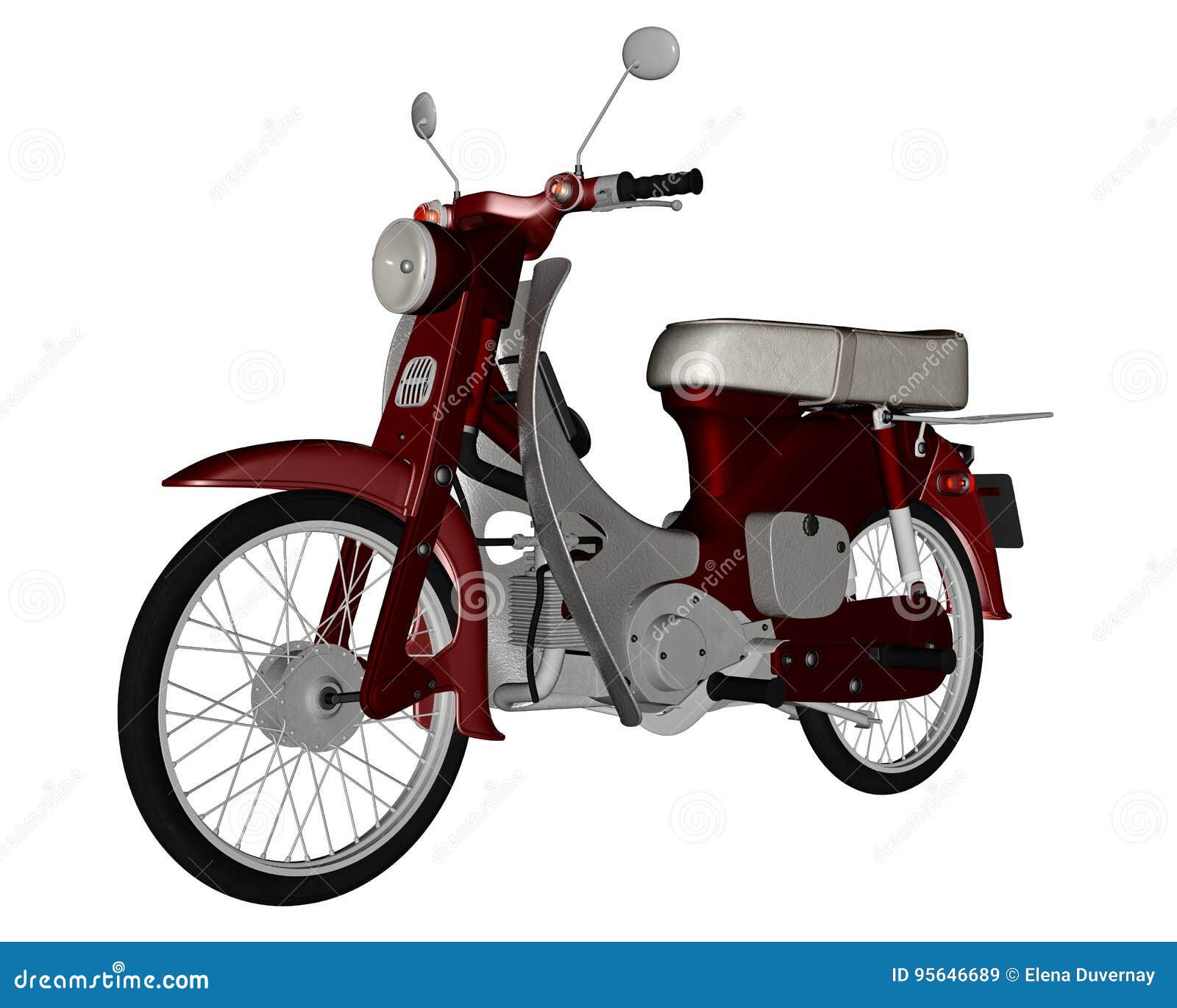 Moped Scooter Logo Design. Retro Scooter Front View Vector Design ...