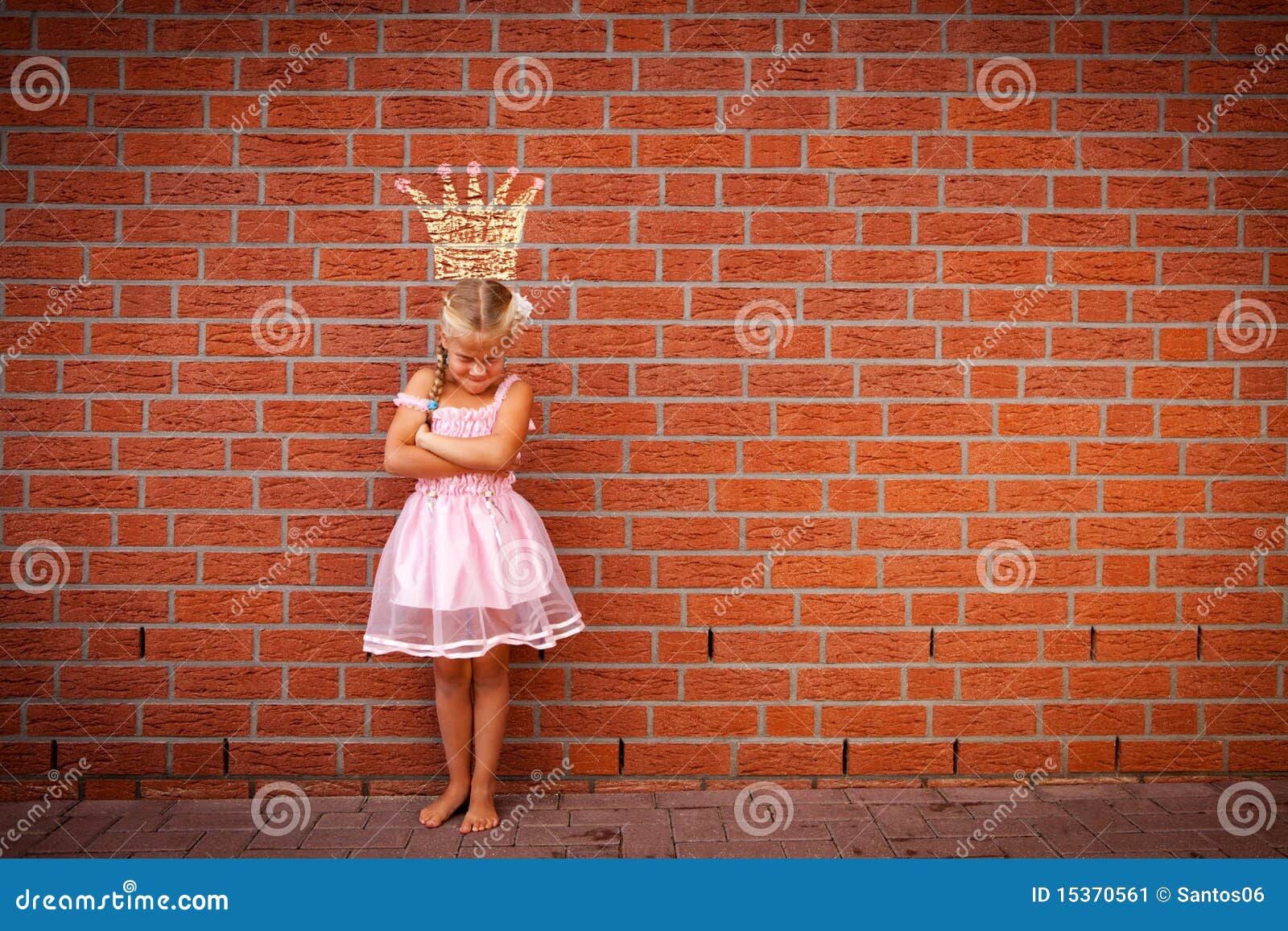 Moping princess stock image. Image of offended, goatish - 15370561