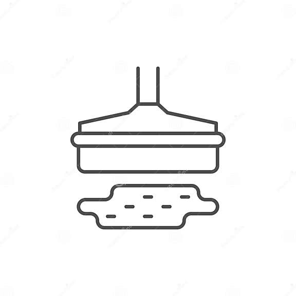 Mopping Process Line Outline Icon Stock Vector - Illustration of soap ...