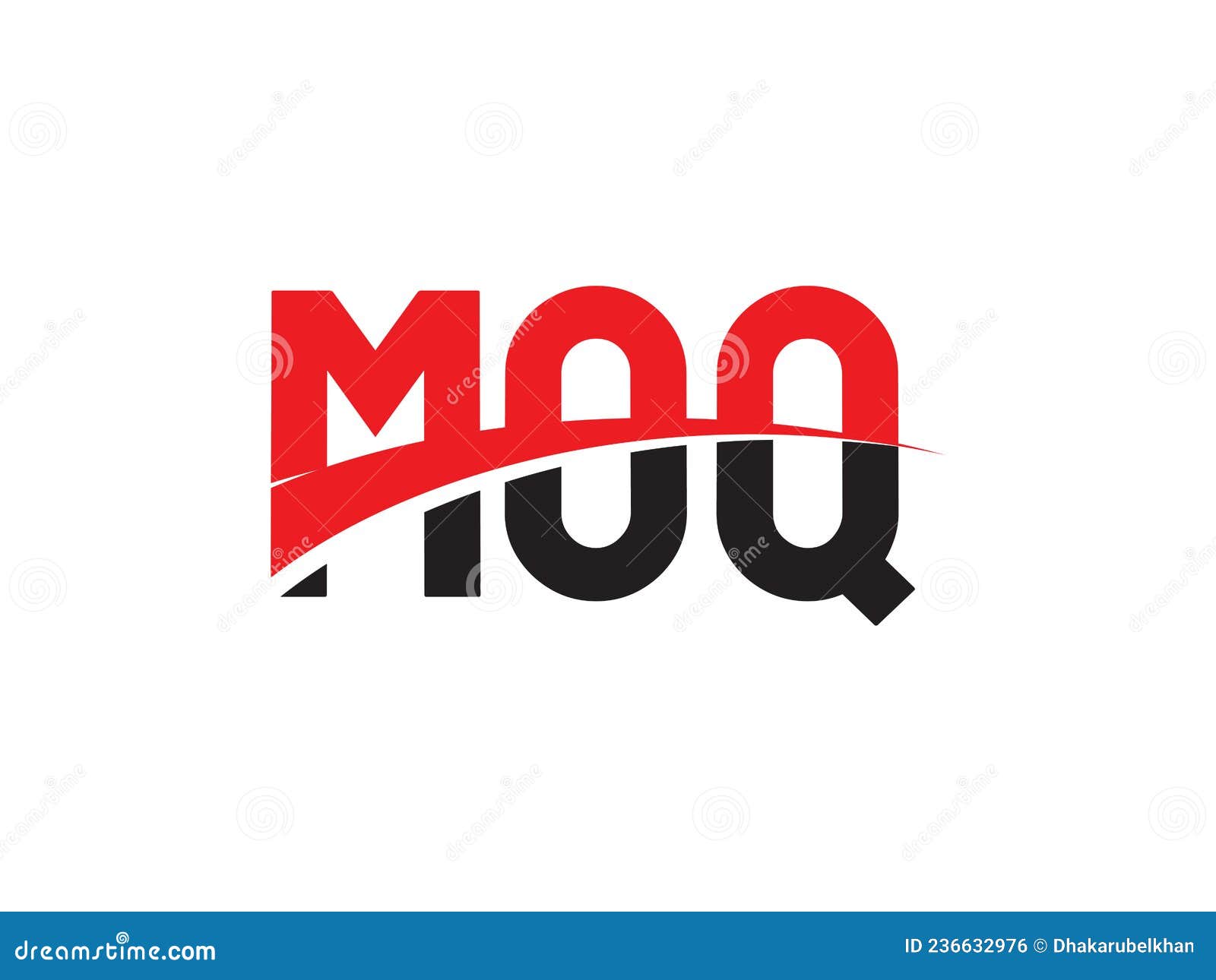 MOQ Letter Initial Logo Design Stock Vector - Illustration of abstract ...