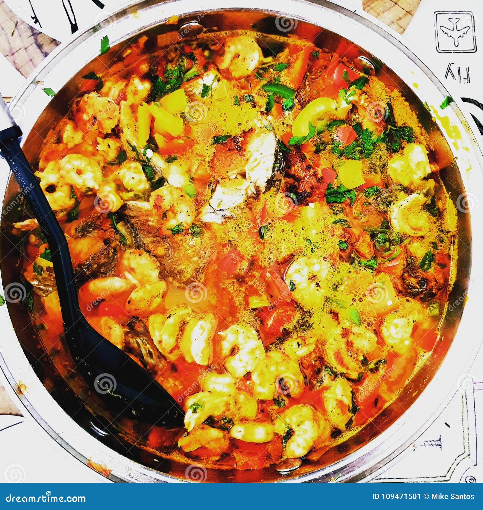 Moqueca Capixaba image stock. Image du brésil, assiette - 109471501