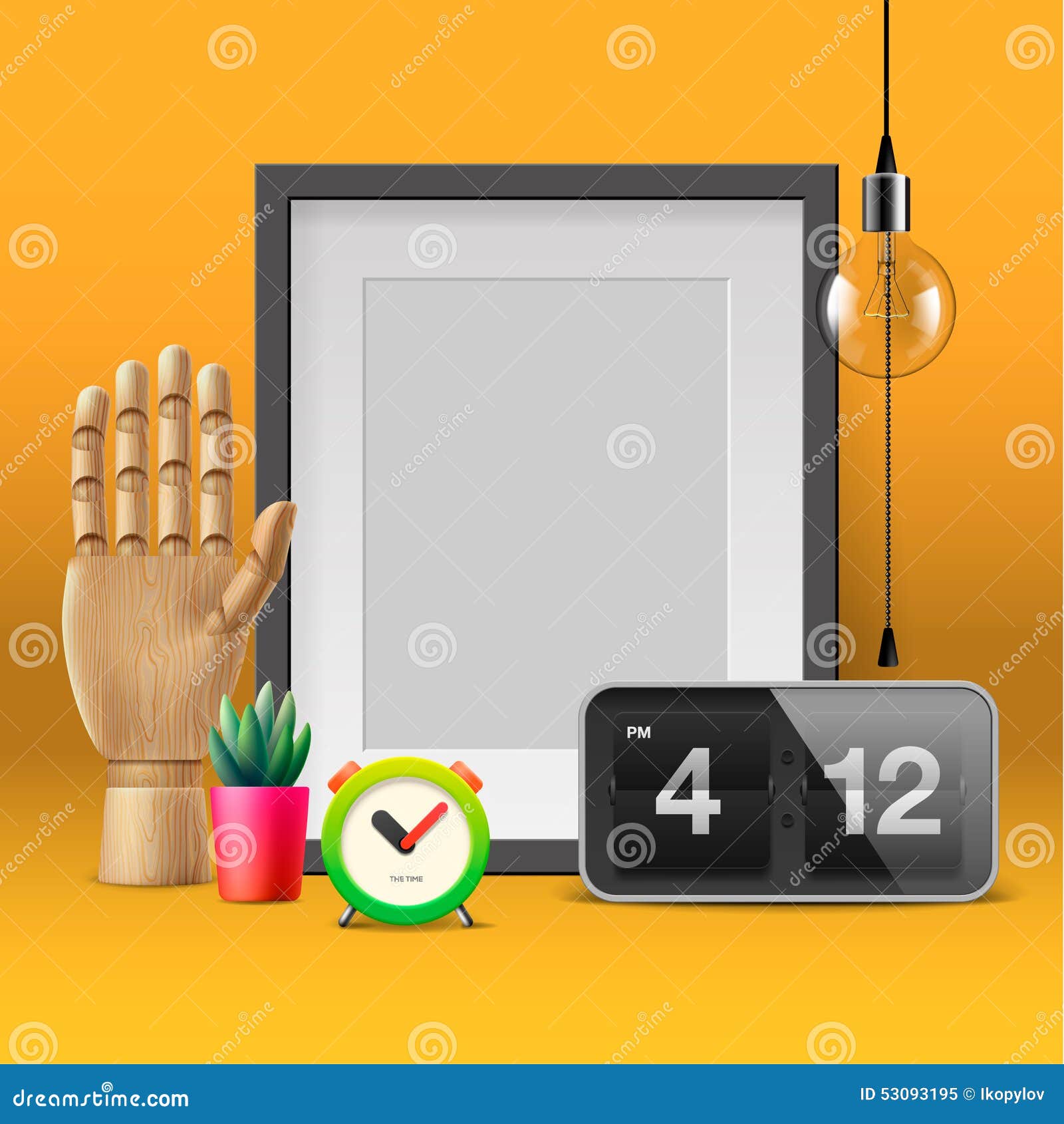 Moquerie D'espace De Travail Illustration de Vecteur - Illustration du ...