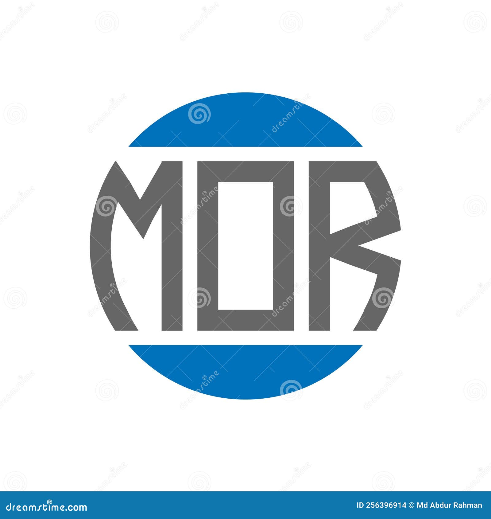 MOR Letter Logo Design On White Background. MOR Creative Initials ...