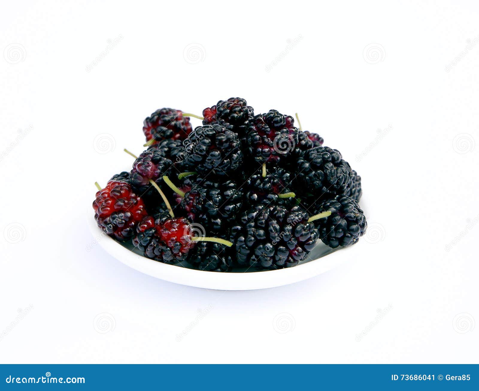 Mora Colorida En Un Fondo Blanco Imagen de archivo - Imagen de cubo ...