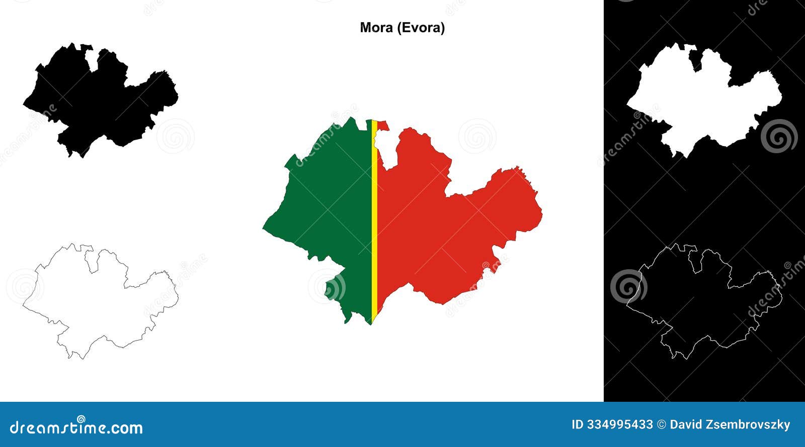Mora outline map stock illustration. Illustration of area - 334995433