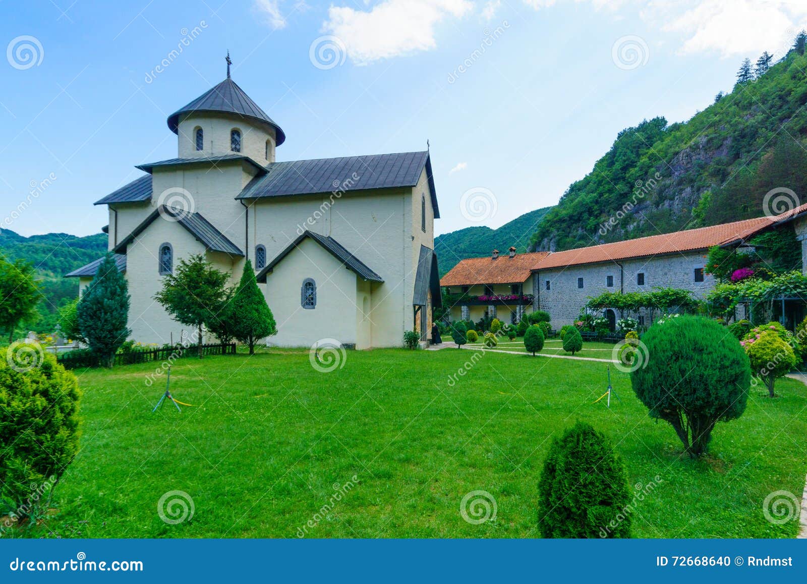 Moraca Monastery stock photo. Image of monastery, heritage - 72668640