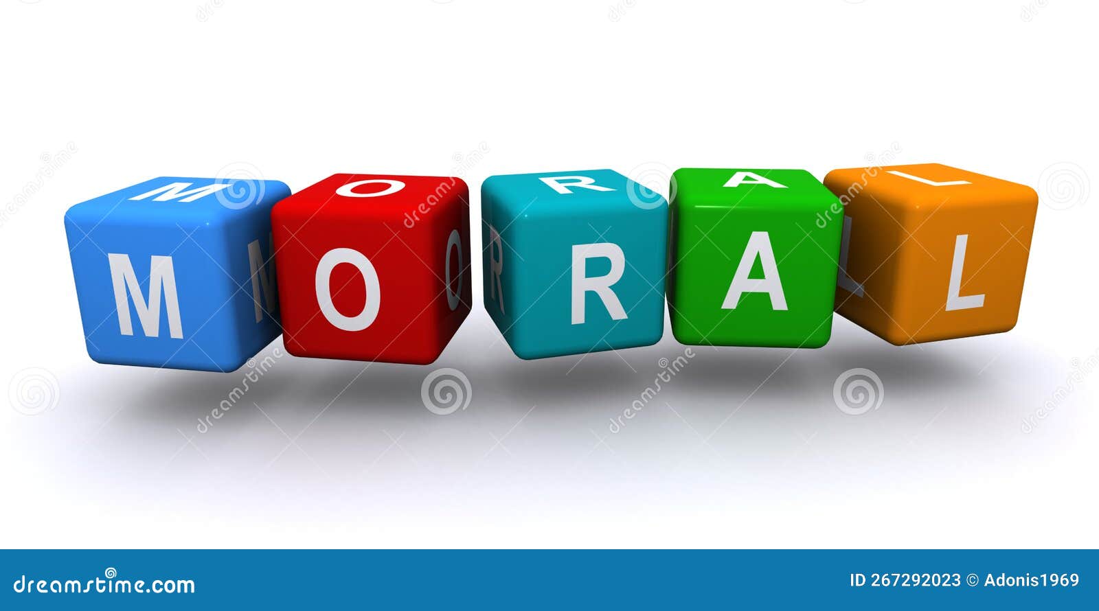 Moral Word Block On White Royalty-Free Stock Photo | CartoonDealer.com ...