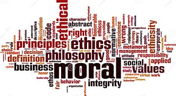 Moral word cloud stock vector. Illustration of moralism - 205517783