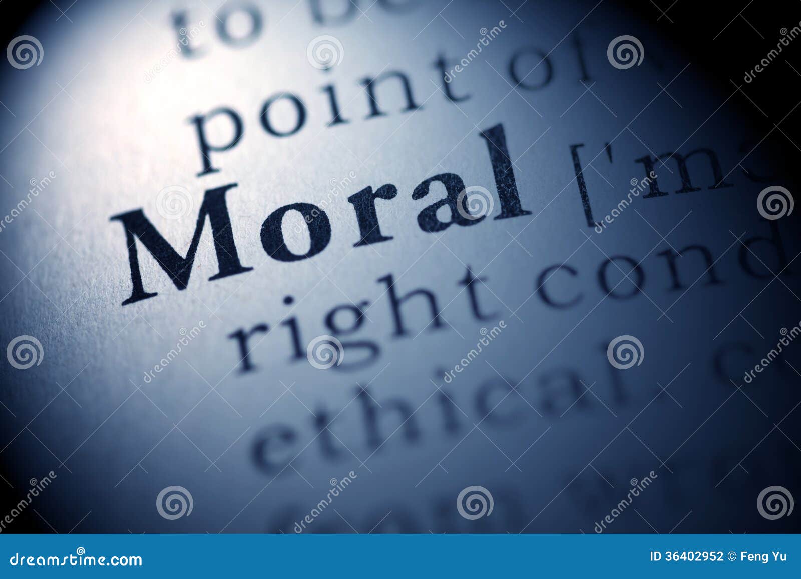 Moralisch stockfoto. Bild von druck, makro, text, nahaufnahme - 36402952