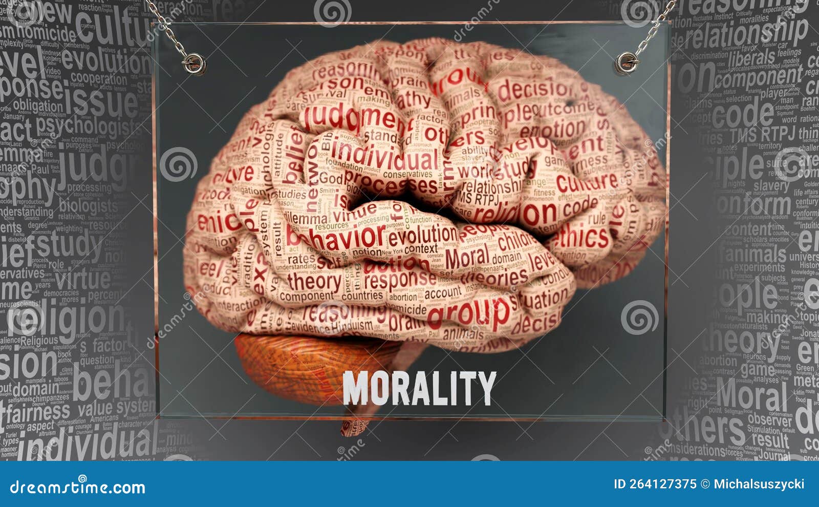 Morality In Human Brain Stock Image | CartoonDealer.com #264127375