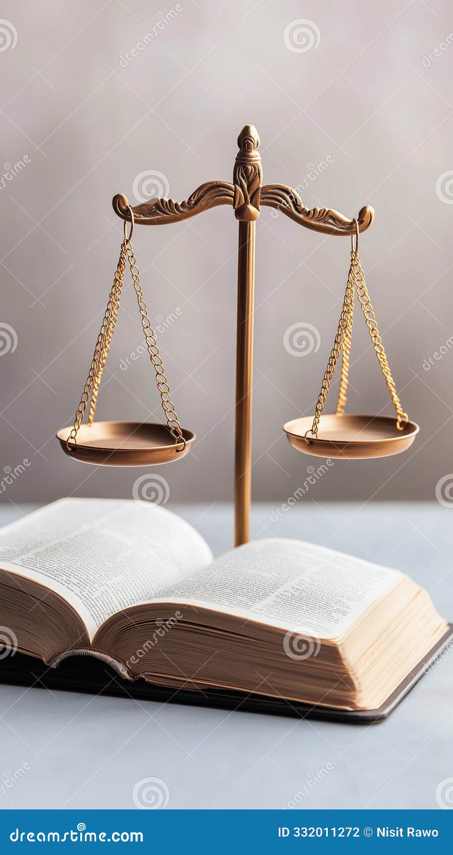 Morality Symbolized by a Book and Scales with Ethical Wisdom Stock ...