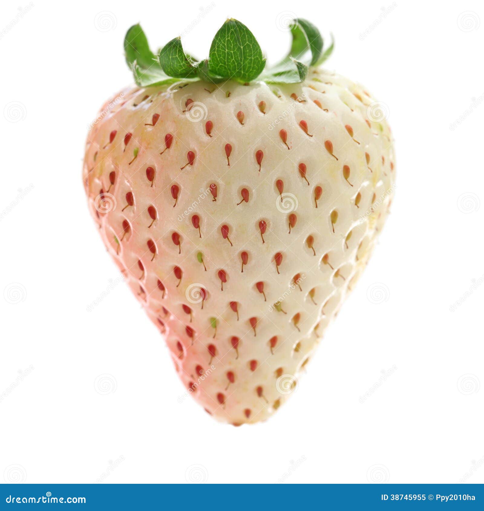 Morango branca imagem de stock. Imagem de dieta, albino - 38745955