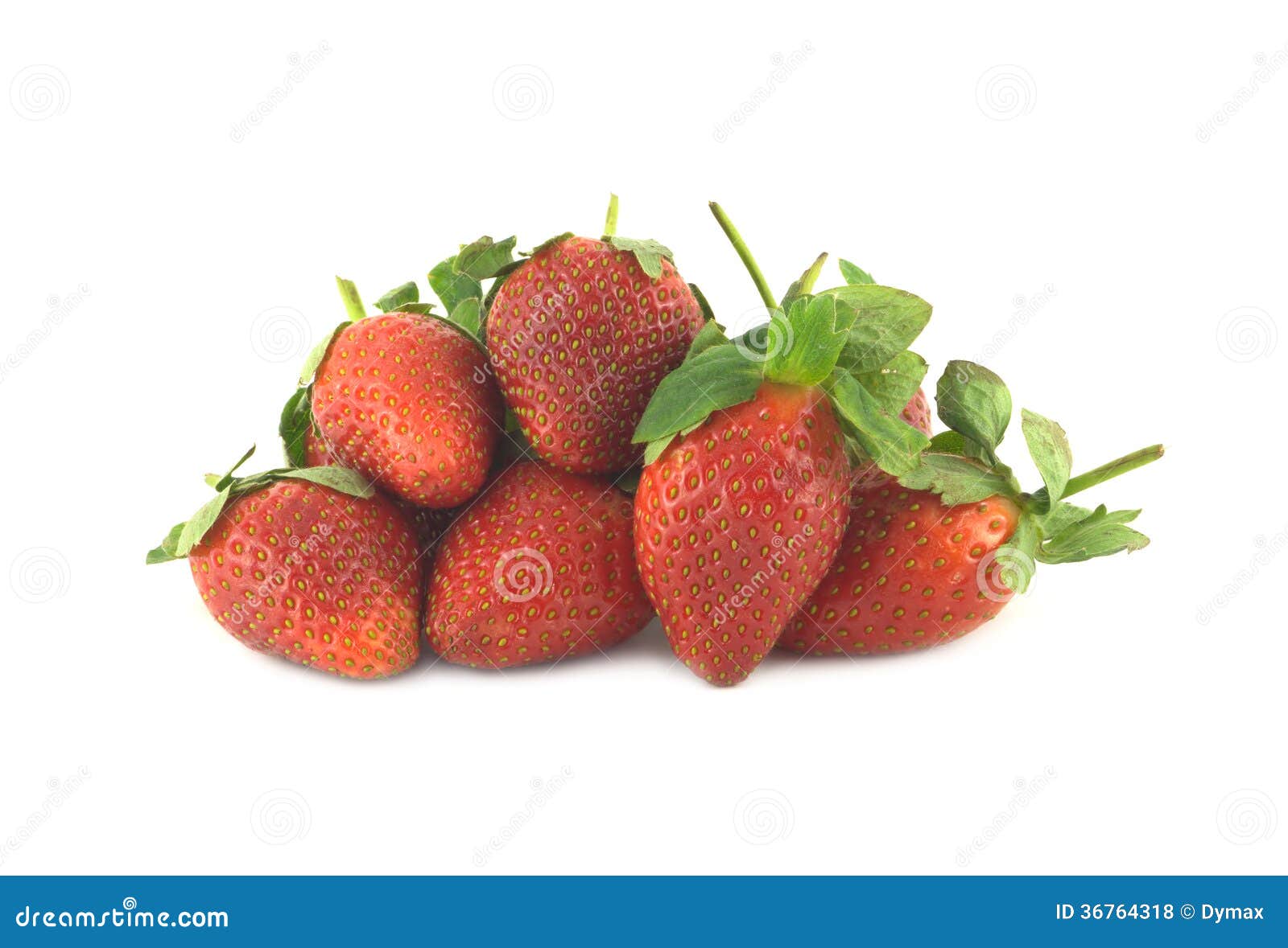 Morango Isolada No Close Up Branco Foto de Stock - Imagem de bonito ...