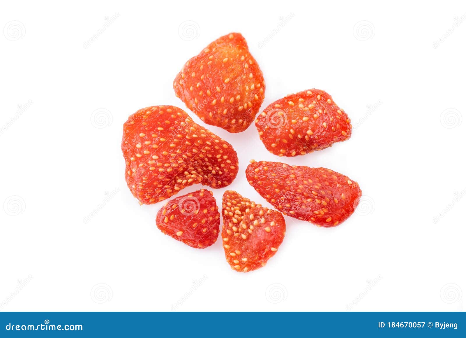 Morango seco para snack imagem de stock. Imagem de dieta - 184670057