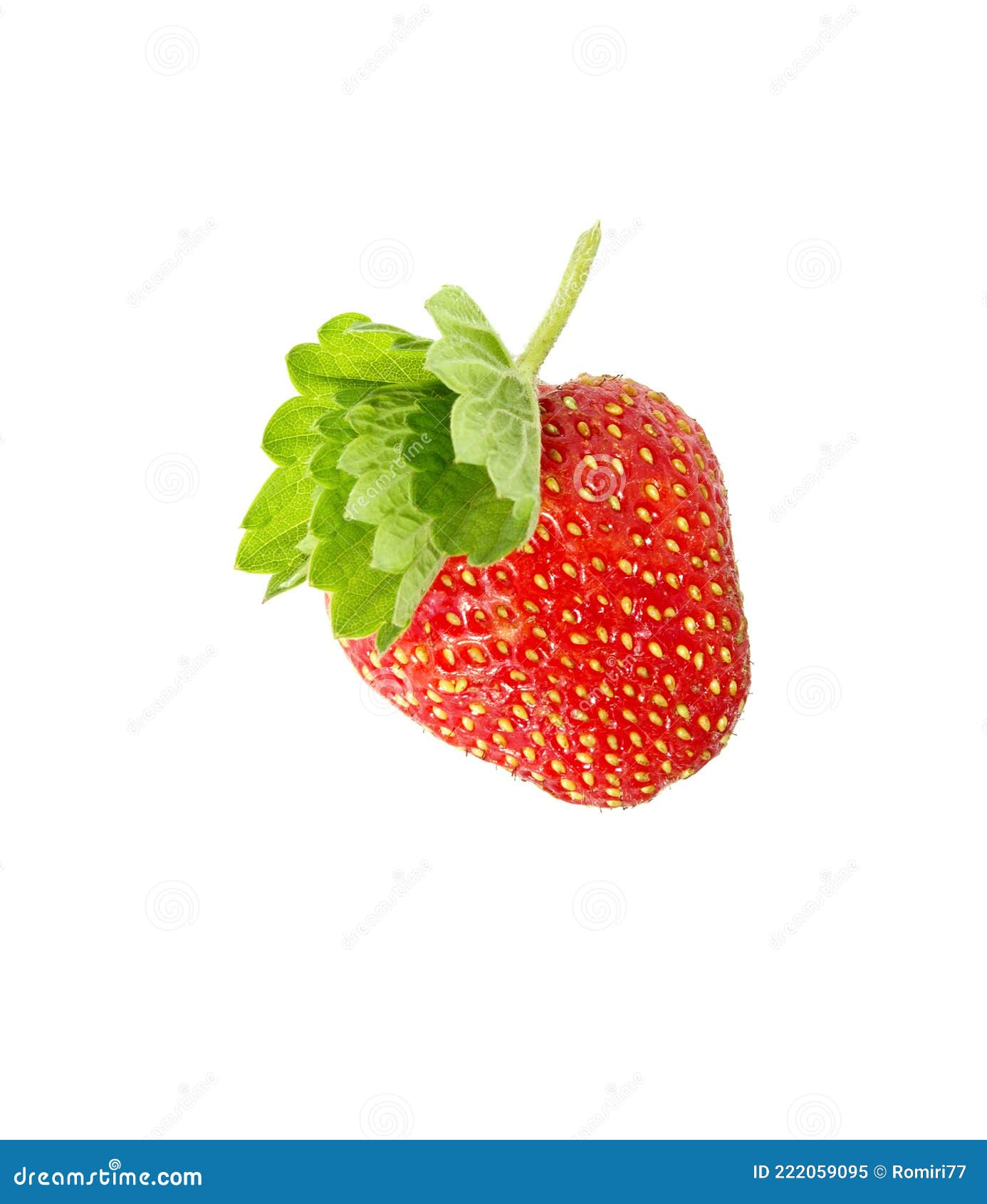 Morango vermelho isolado imagem de stock. Imagem de vermelho - 222059095