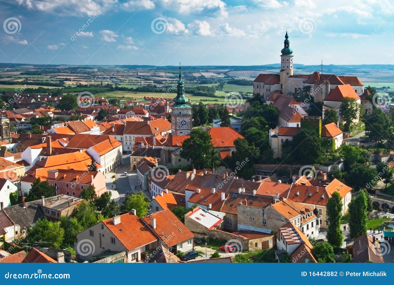 Moravian city stock photo. Image of autumn, primeval - 16442882