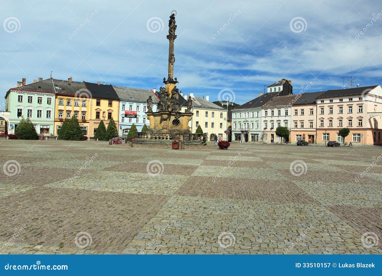 Moravska Trebova fotografía editorial. Imagen de fuente - 33510157