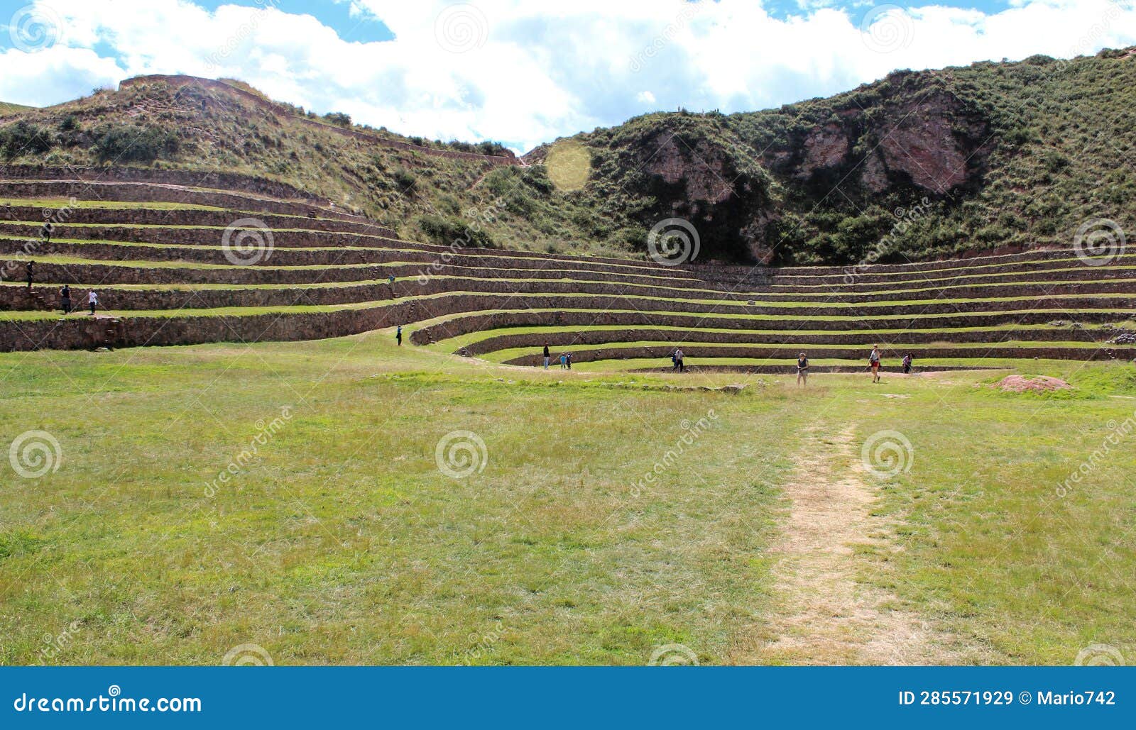 Moray Archaeological Site, Peru Stock Image - Image of agriculture ...