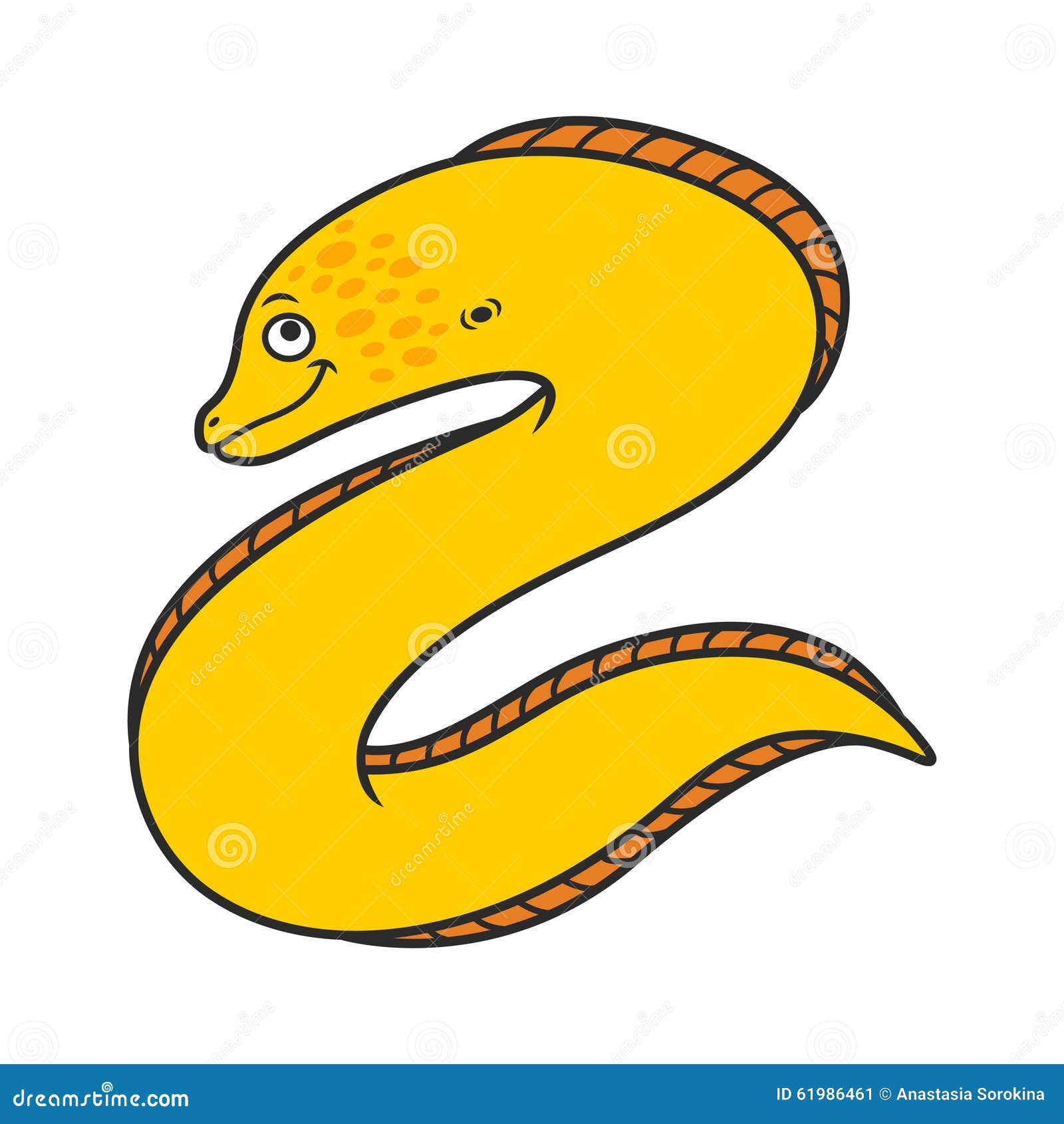 Moray Eel Cartoon Royalty-Free Stock Photography | CartoonDealer.com ...