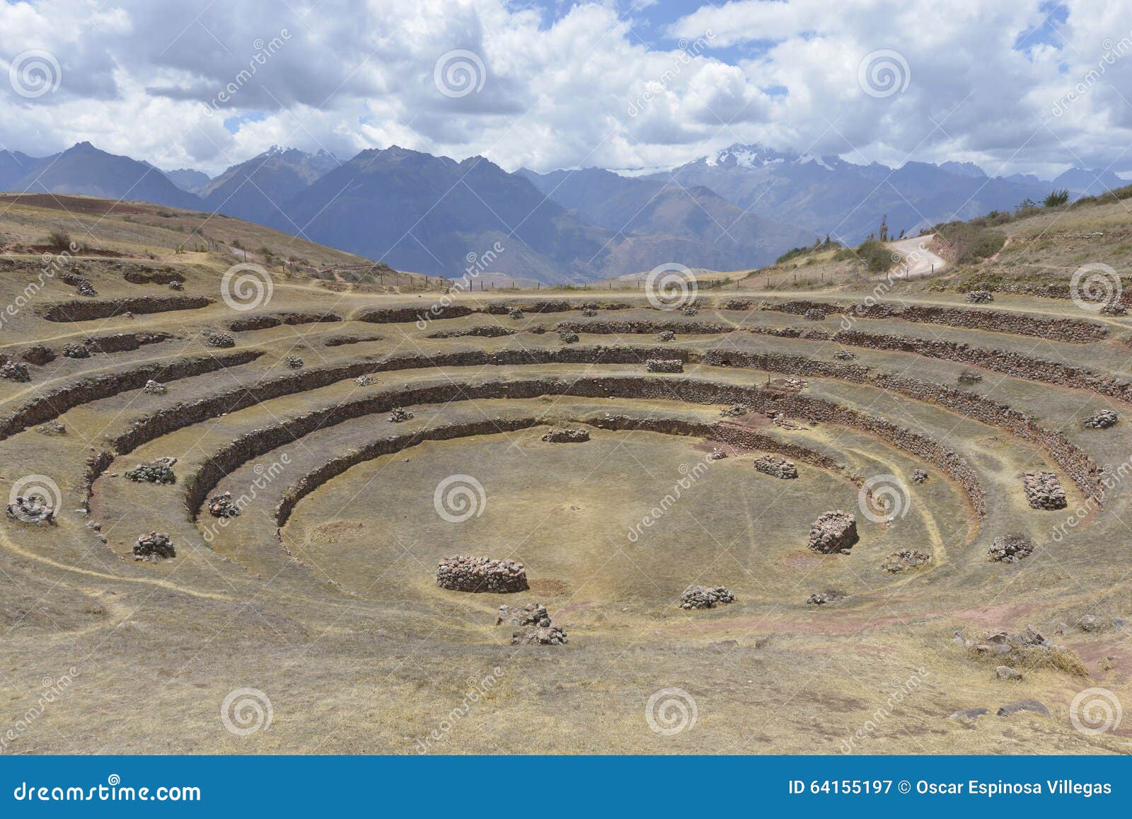 Moray, Cusco, Peru stock image. Image of tourism, terrace - 64155197