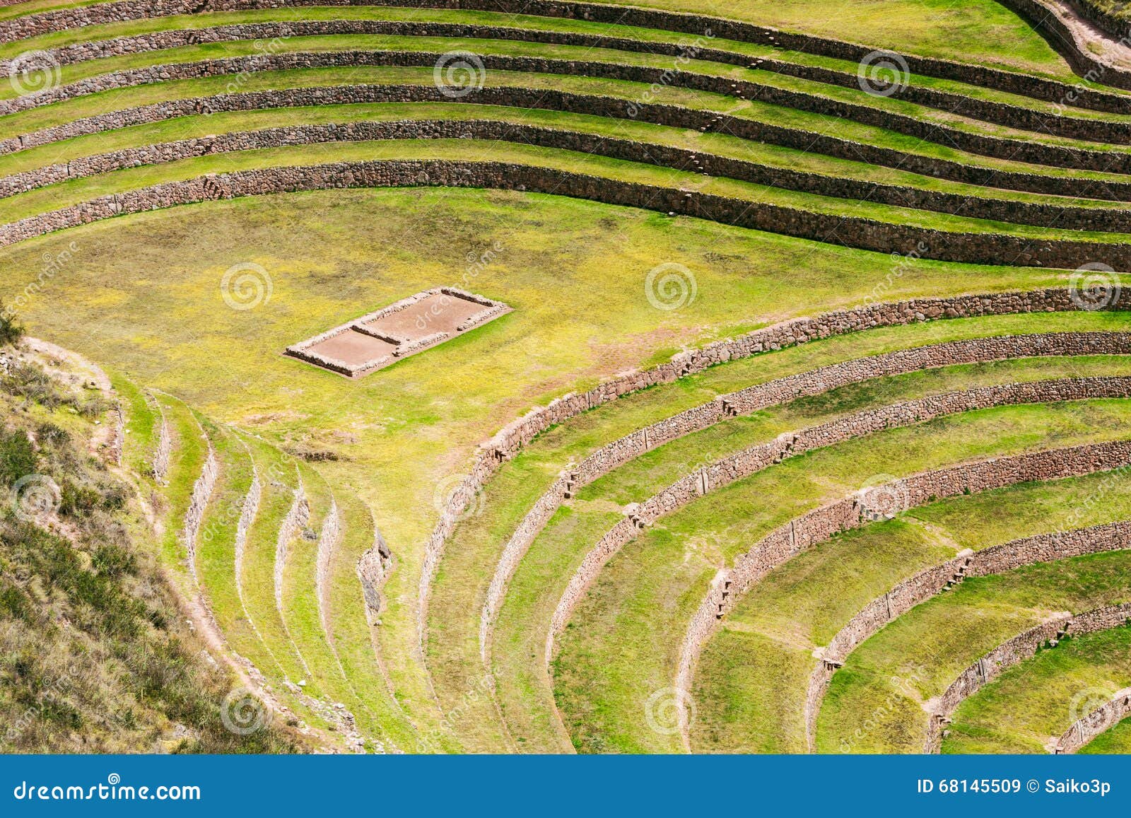 Moray inca ruins stock image. Image of moray, farming - 68145509