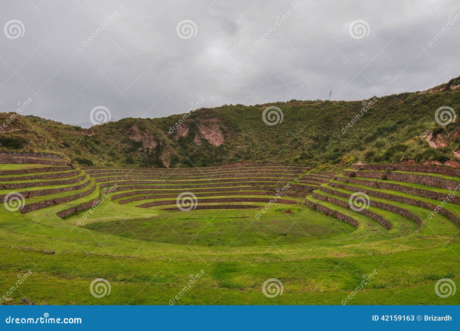 Moray Inca s ruins, Peru stock image. Image of loneliness - 42159163