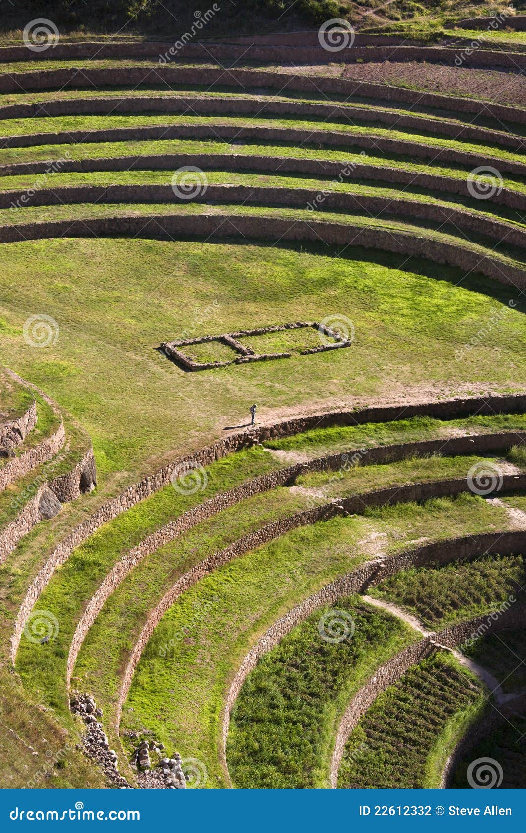 Moray Inca Terraces - Urubamba - Peru Stock Photo - Image of america ...