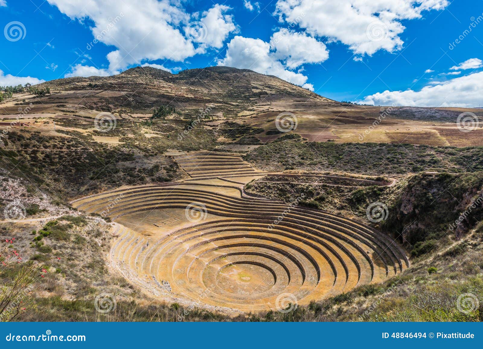 Moray Ruins Peruvian Andes Cuzco Peru Stock Photo - Image of incas ...