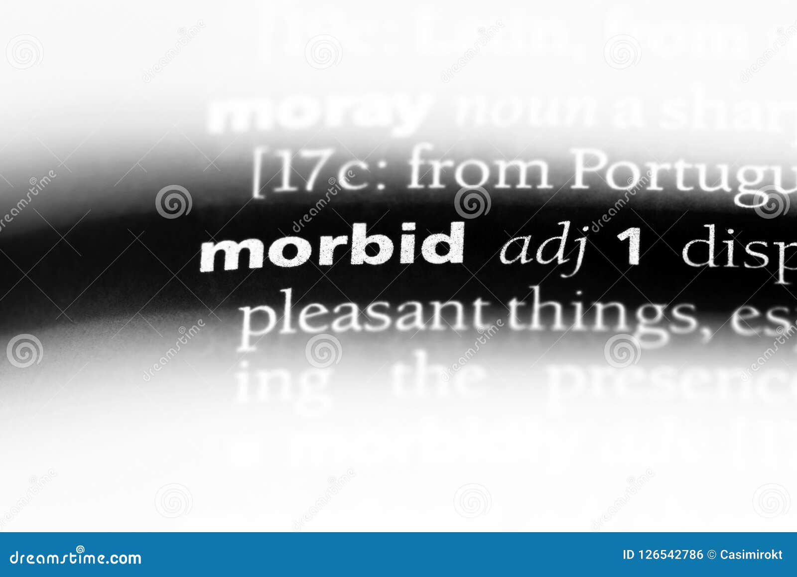 Morbid stock photo. Image of closeup, writing, paper - 126542786