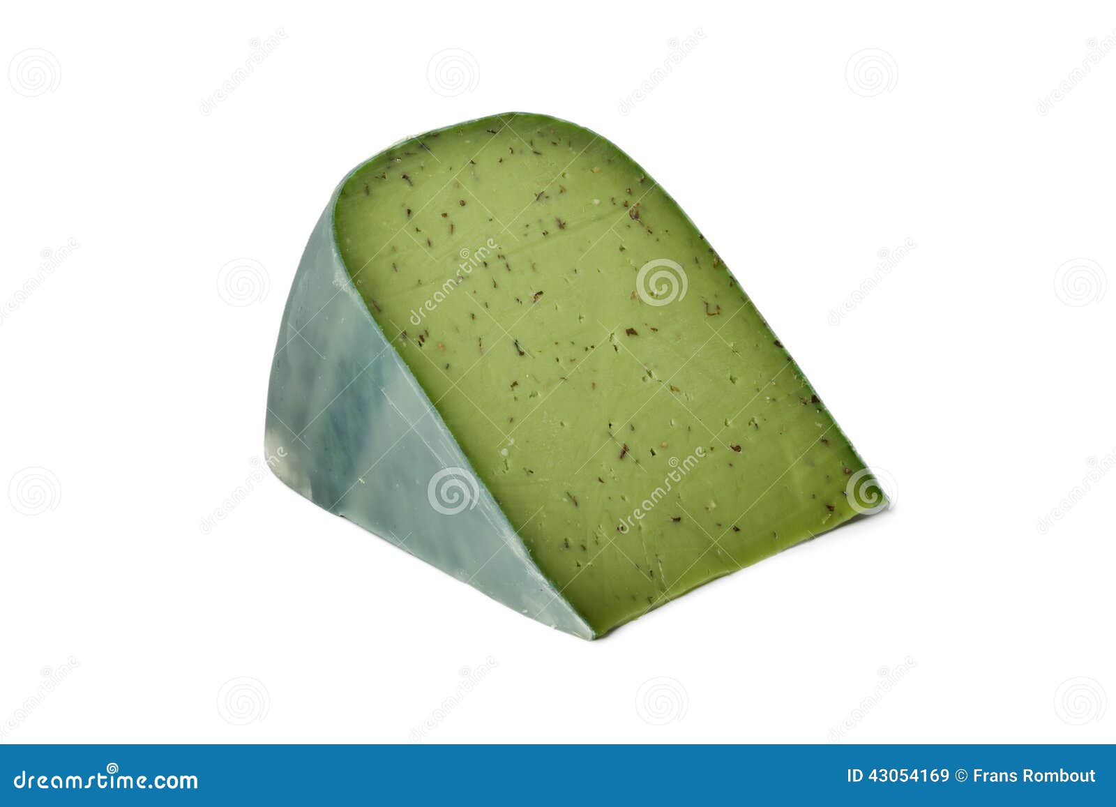 Morceau De Fromage Vert De Pesto Image stock - Image du fermiers, vert ...