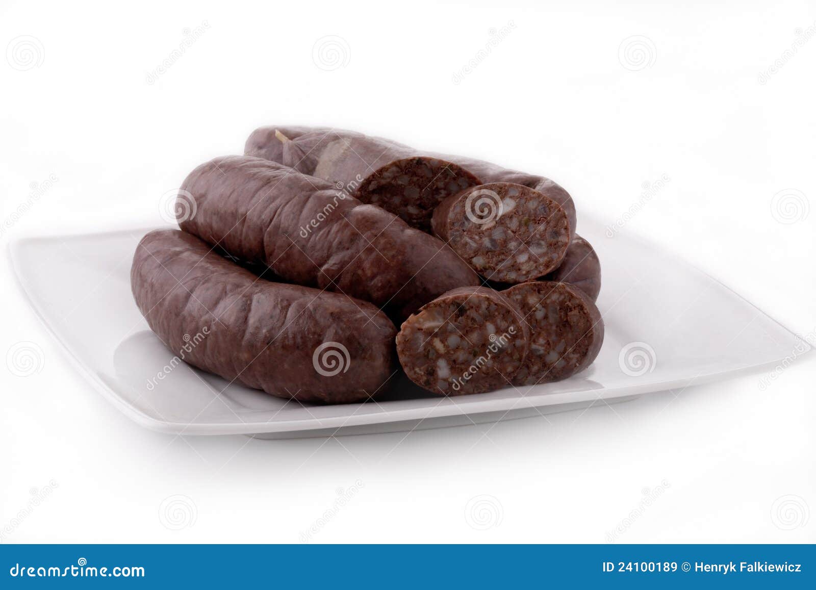 Morcilla imagen de archivo. Imagen de color, cena, sangre - 24100189