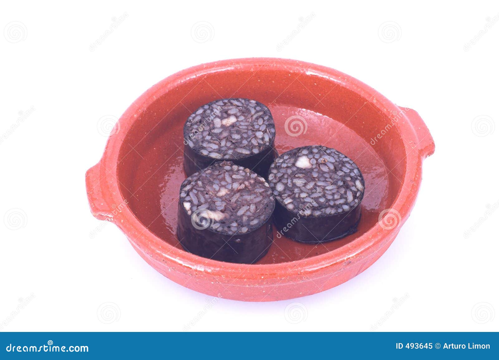 Morcilla (española) imagen de archivo. Imagen de cerdo - 493645