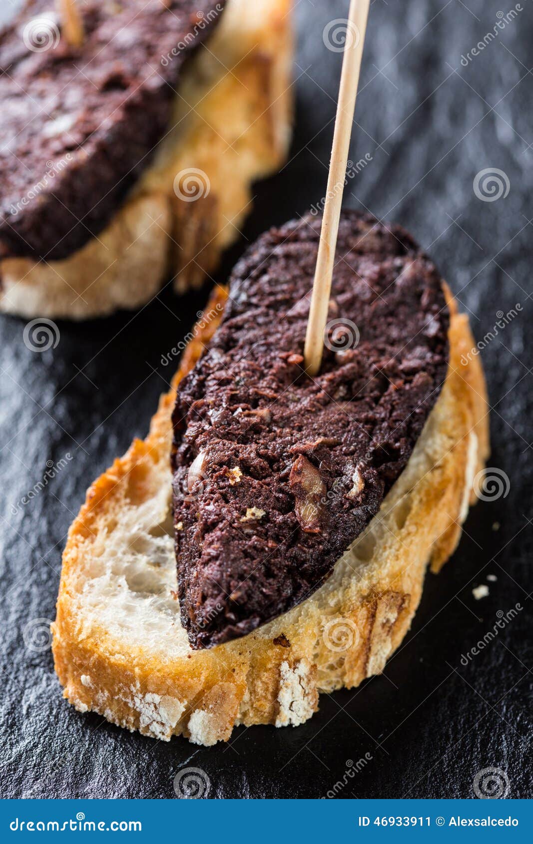 Morcilla stock image. Image of sausage, appetizer, cooked - 46933911