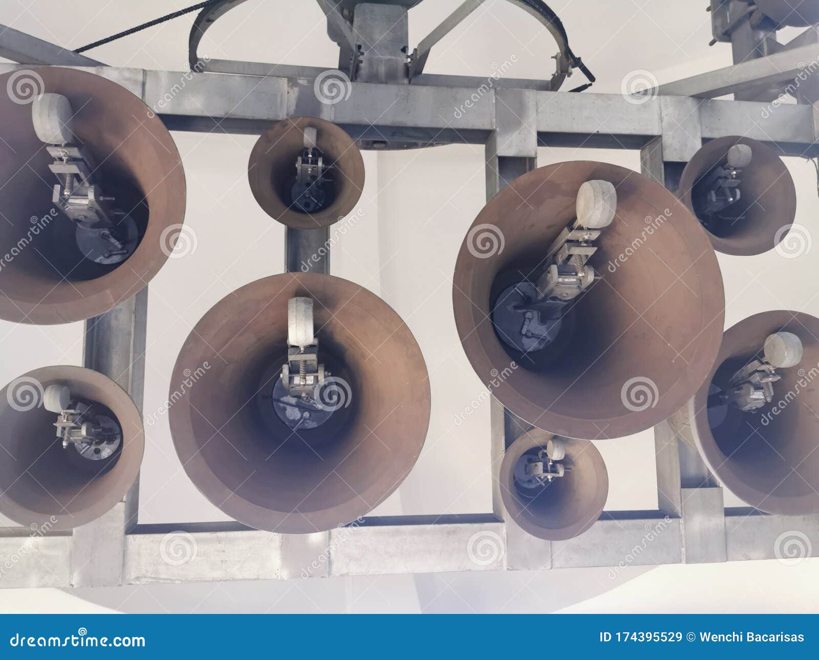 More Bells ringing stock image. Image of ringing, baclaran - 174395529