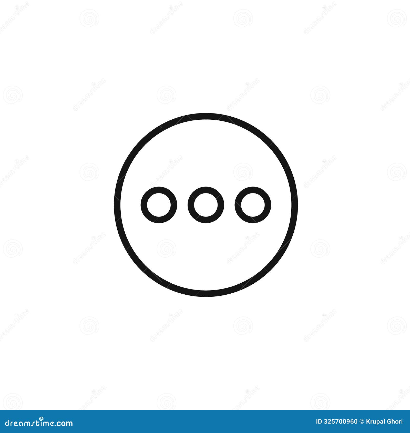 More Button Icon Vector Set Collection for Web Stock Illustration ...