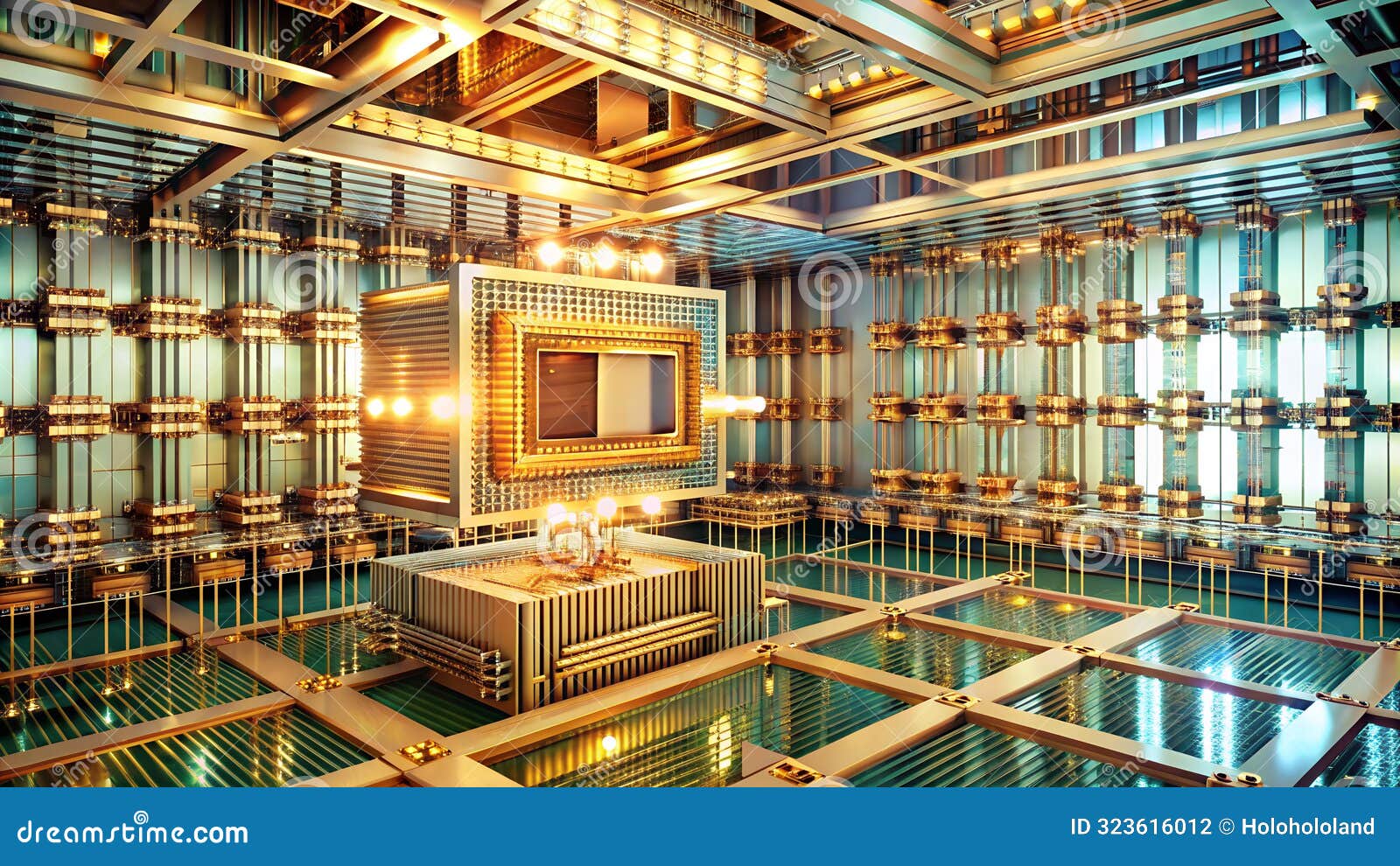 The More Complex Processing Picture Created Using Quantum Computers Compared To Classical ...