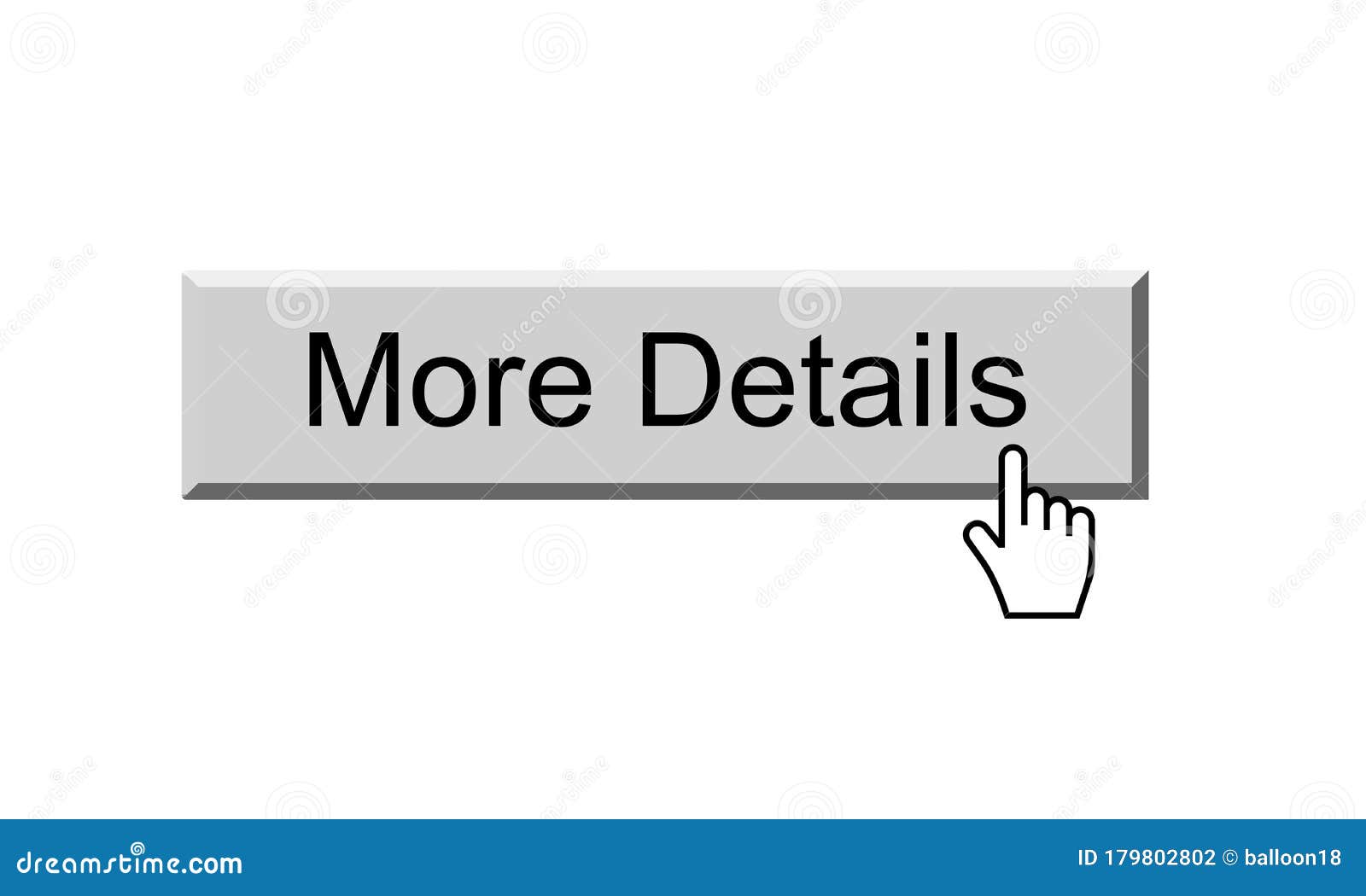 More details button stock illustration. Illustration of helpline ...