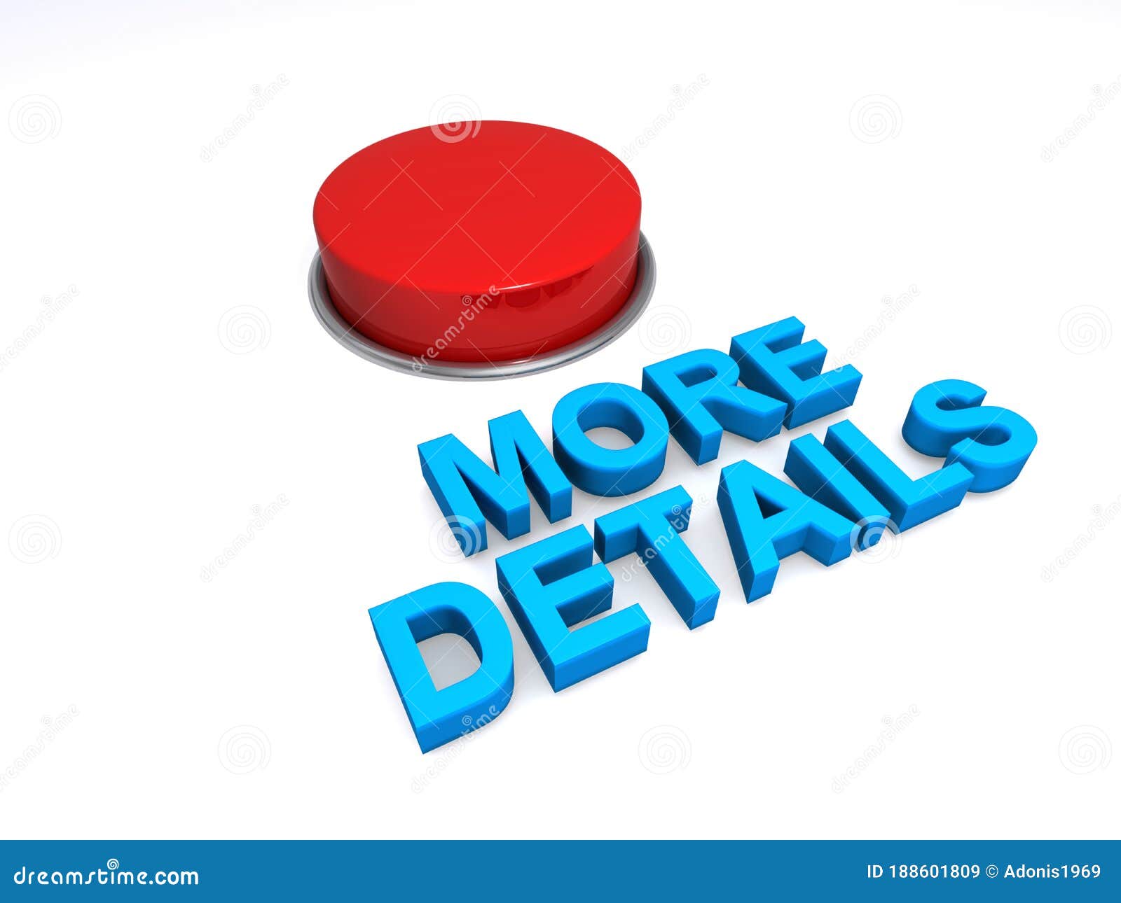 More Details Button on White Stock Illustration - Illustration of massa ...