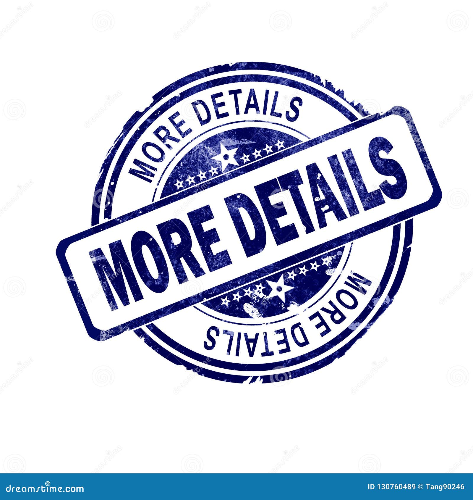 More Details Word with Blue Round Stamp Stock Illustration ...