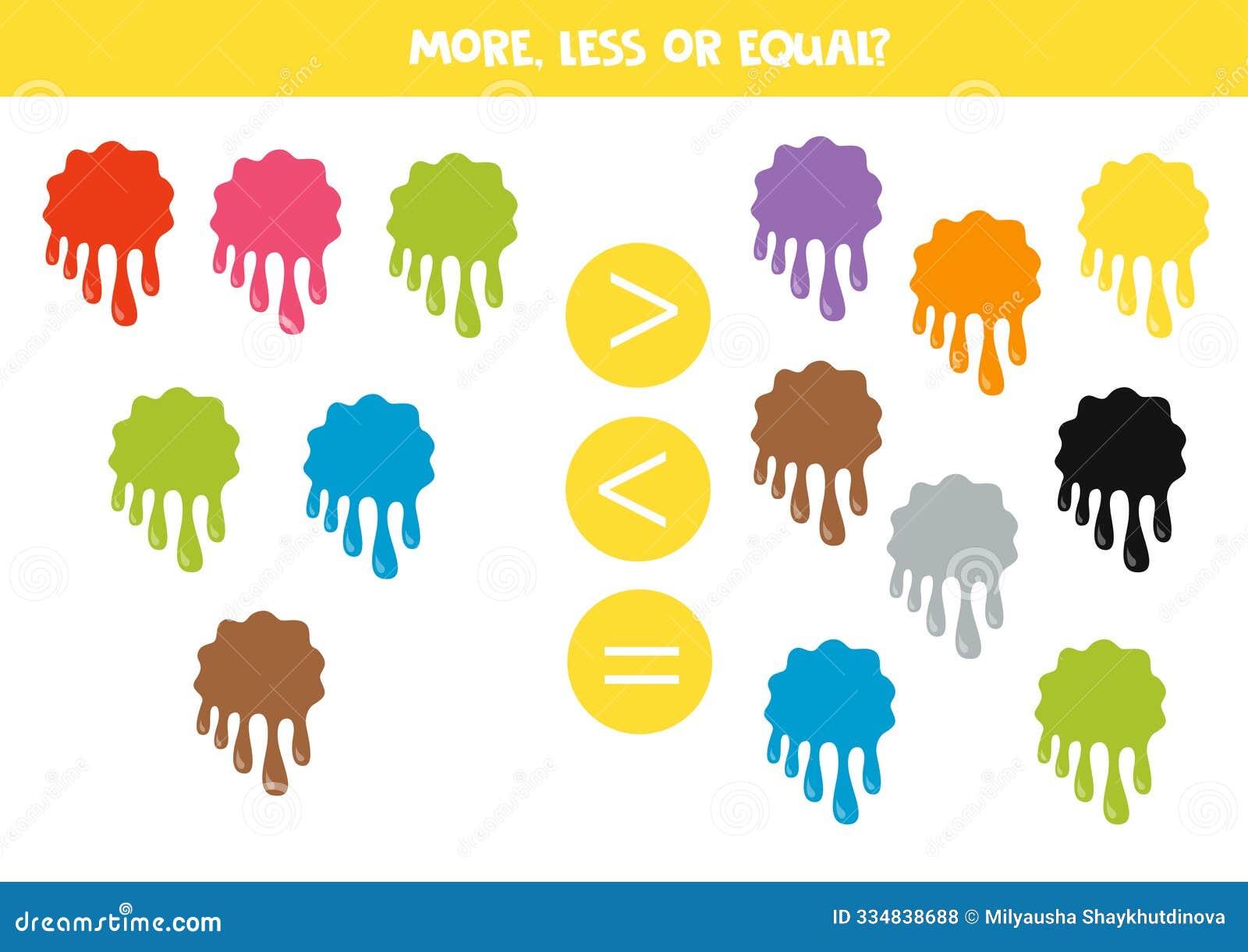 More Or Equal Symbol Icon. Elements In Multi Colored Icons For Mobile ...