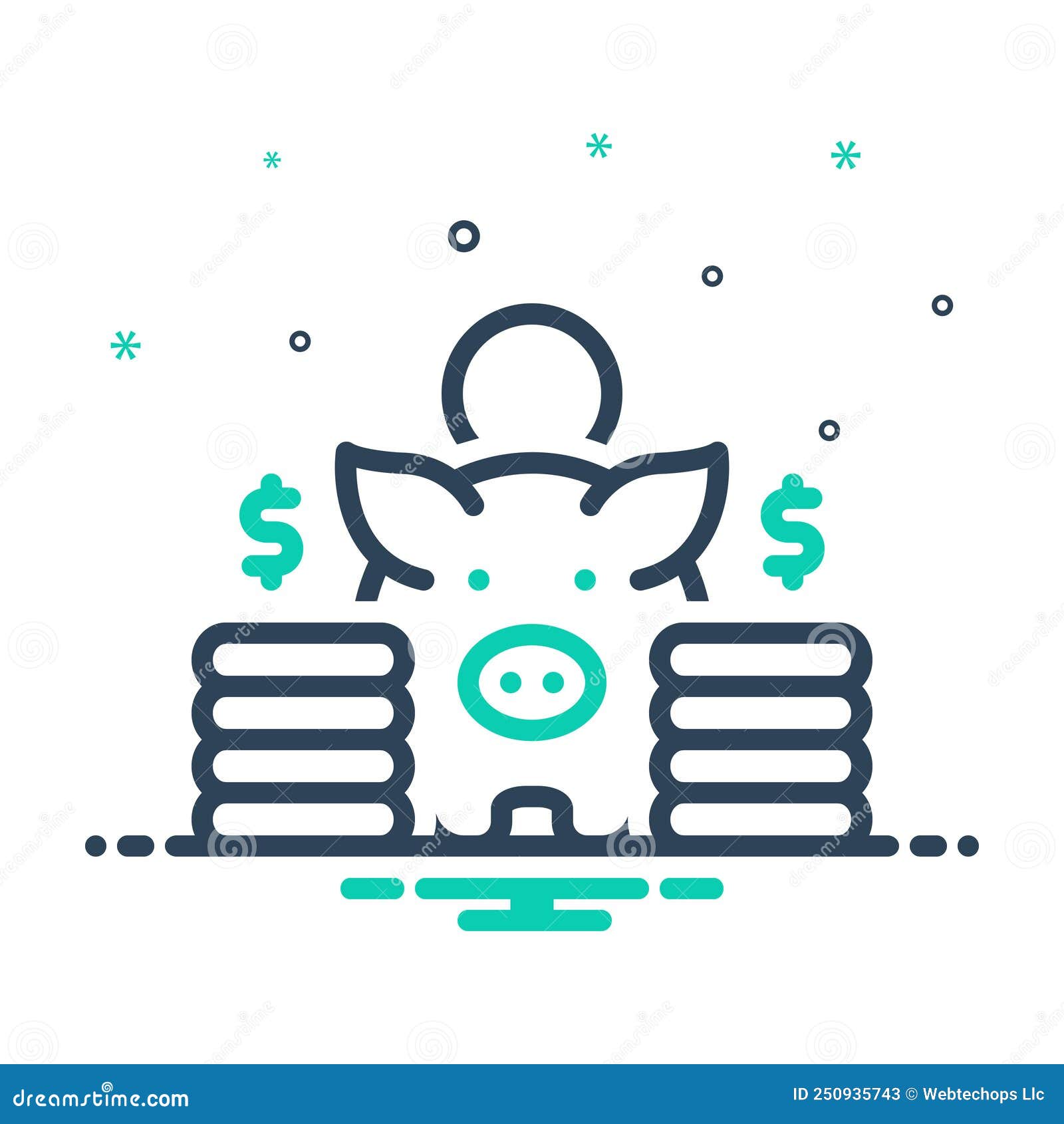 Mix Icon for More, Much and Extra Stock Vector - Illustration of ...