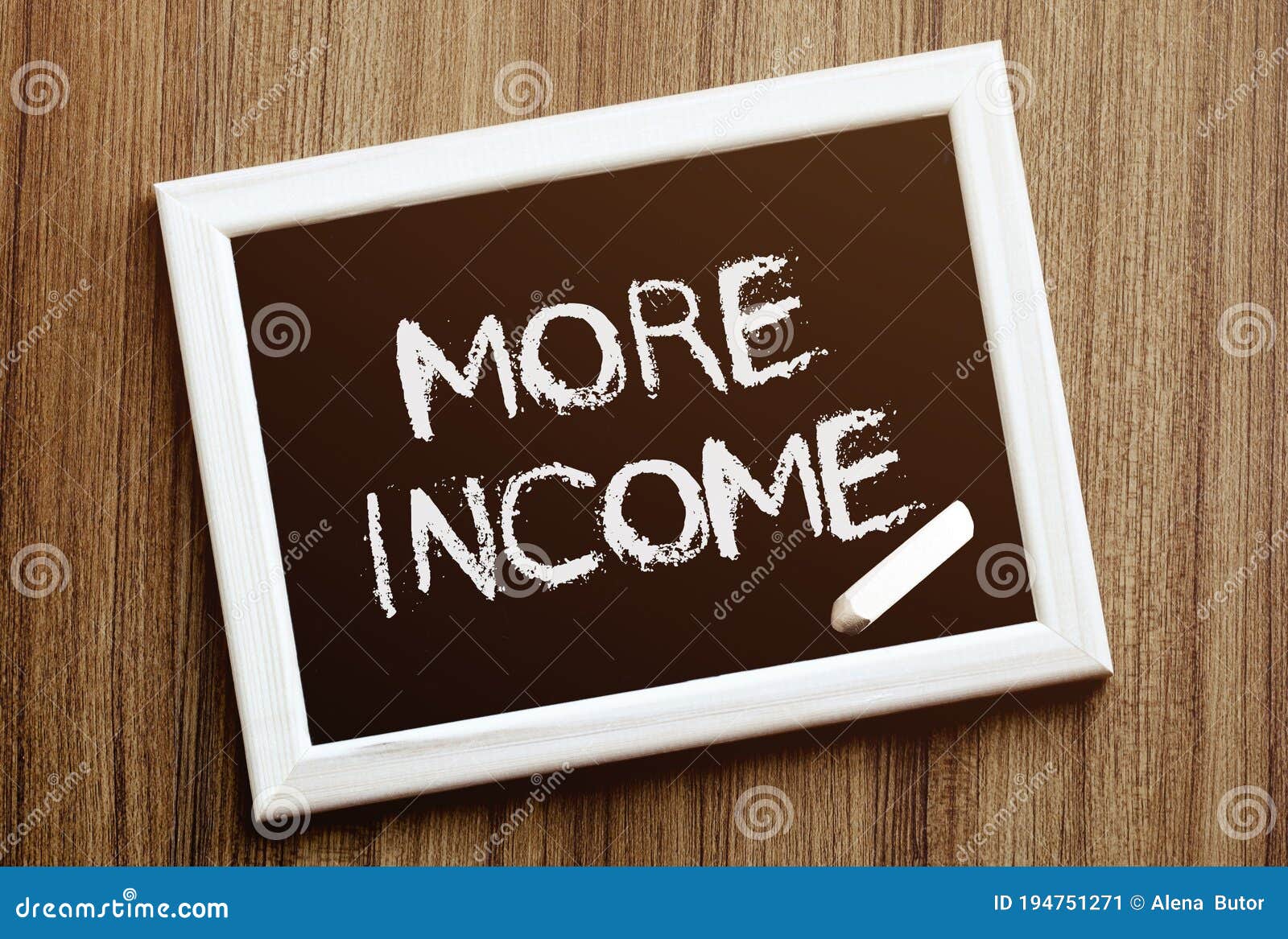 More Income. Hand Writing with Copyspace for Text Stock Image - Image ...
