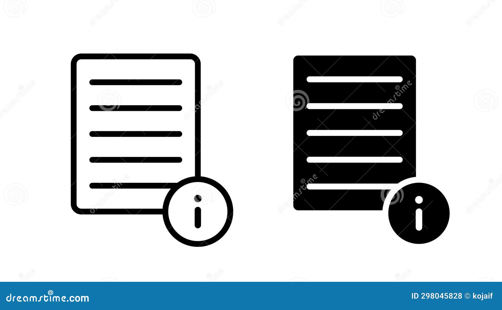 More Info Icon Vector Set. Information on Screen Symbol Stock Vector ...