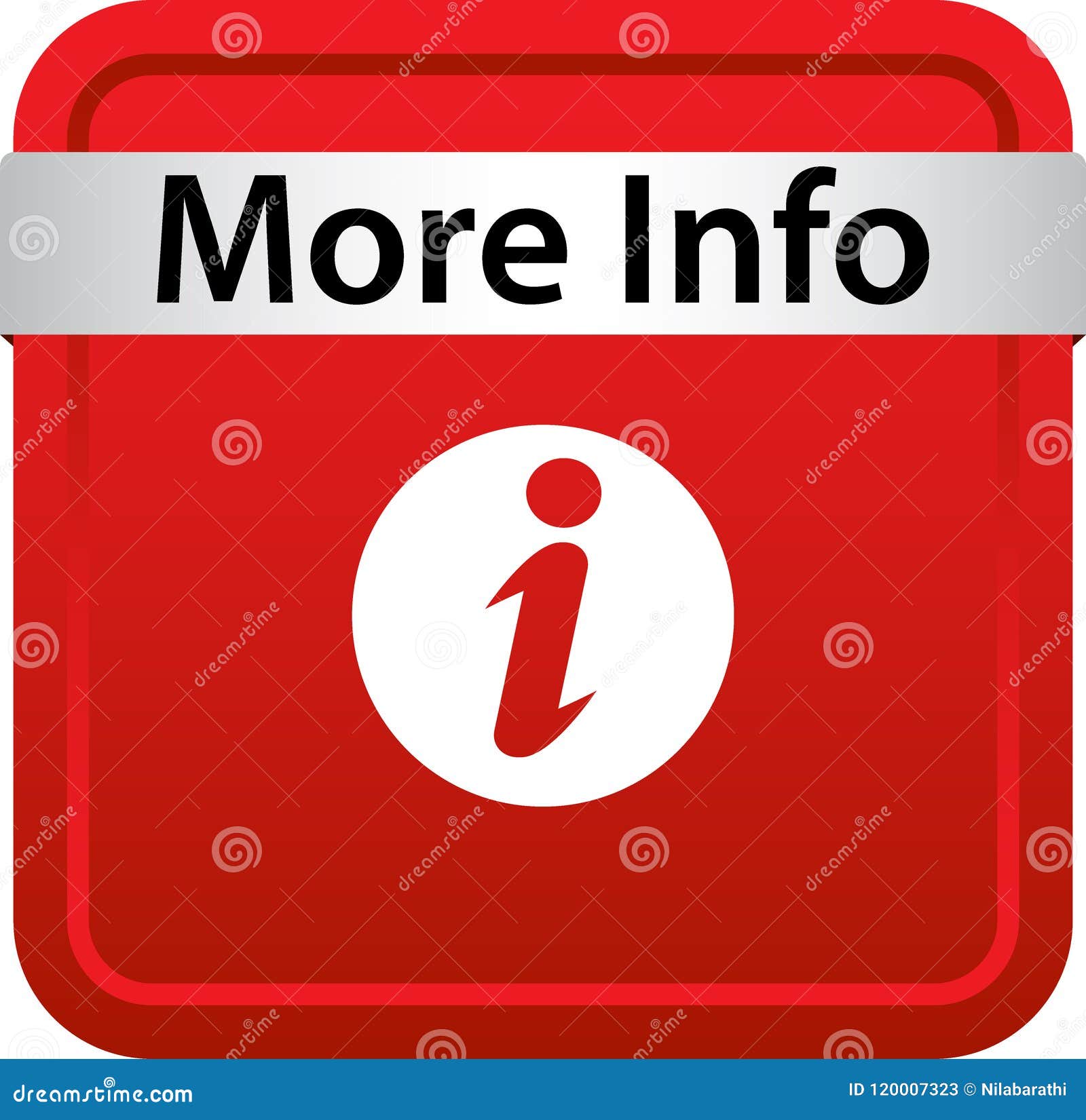 More info icon web button stock illustration. Illustration of internet ...