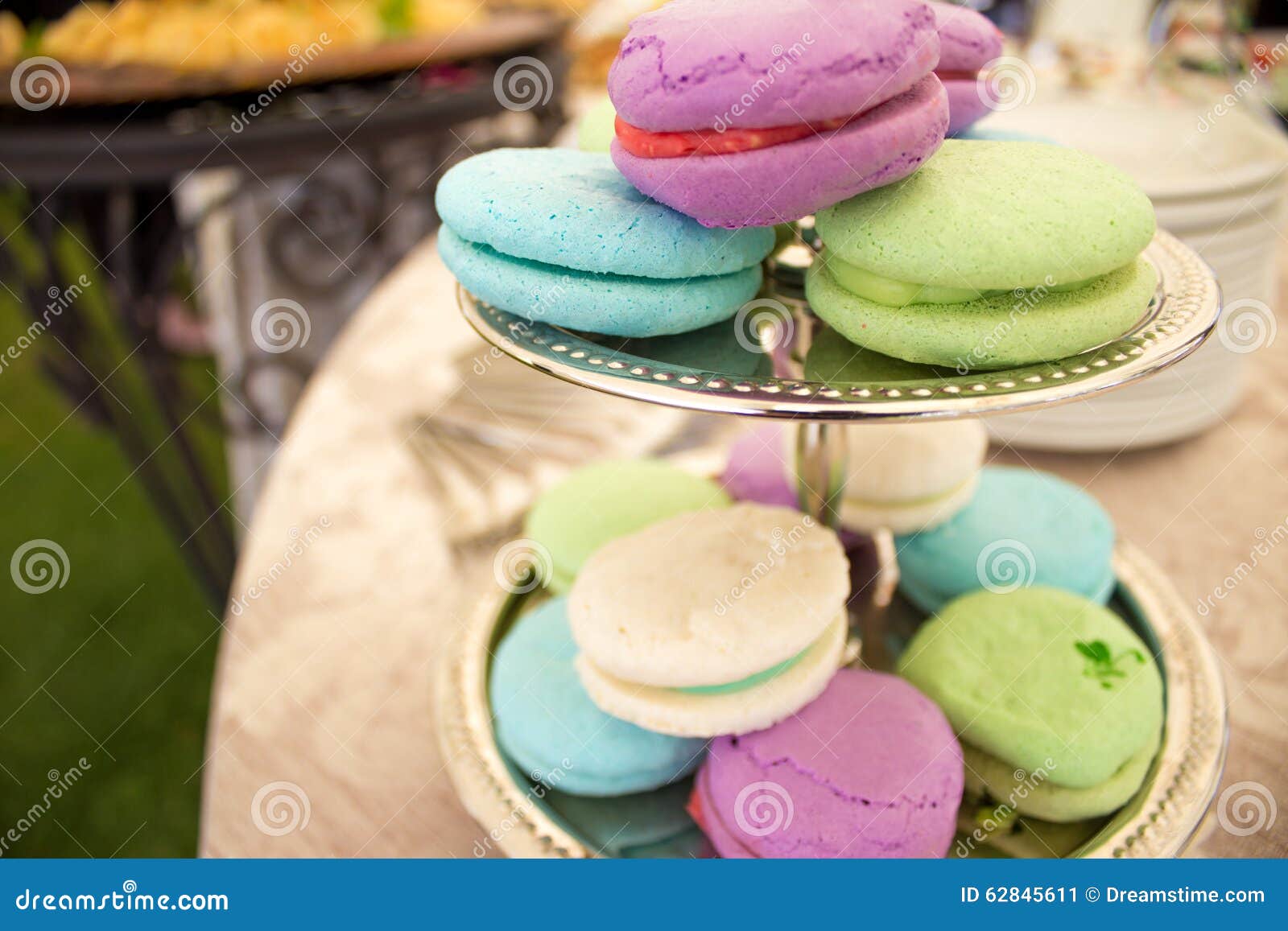 More Milkshake Macarons stock image. Image of tiered - 62845611