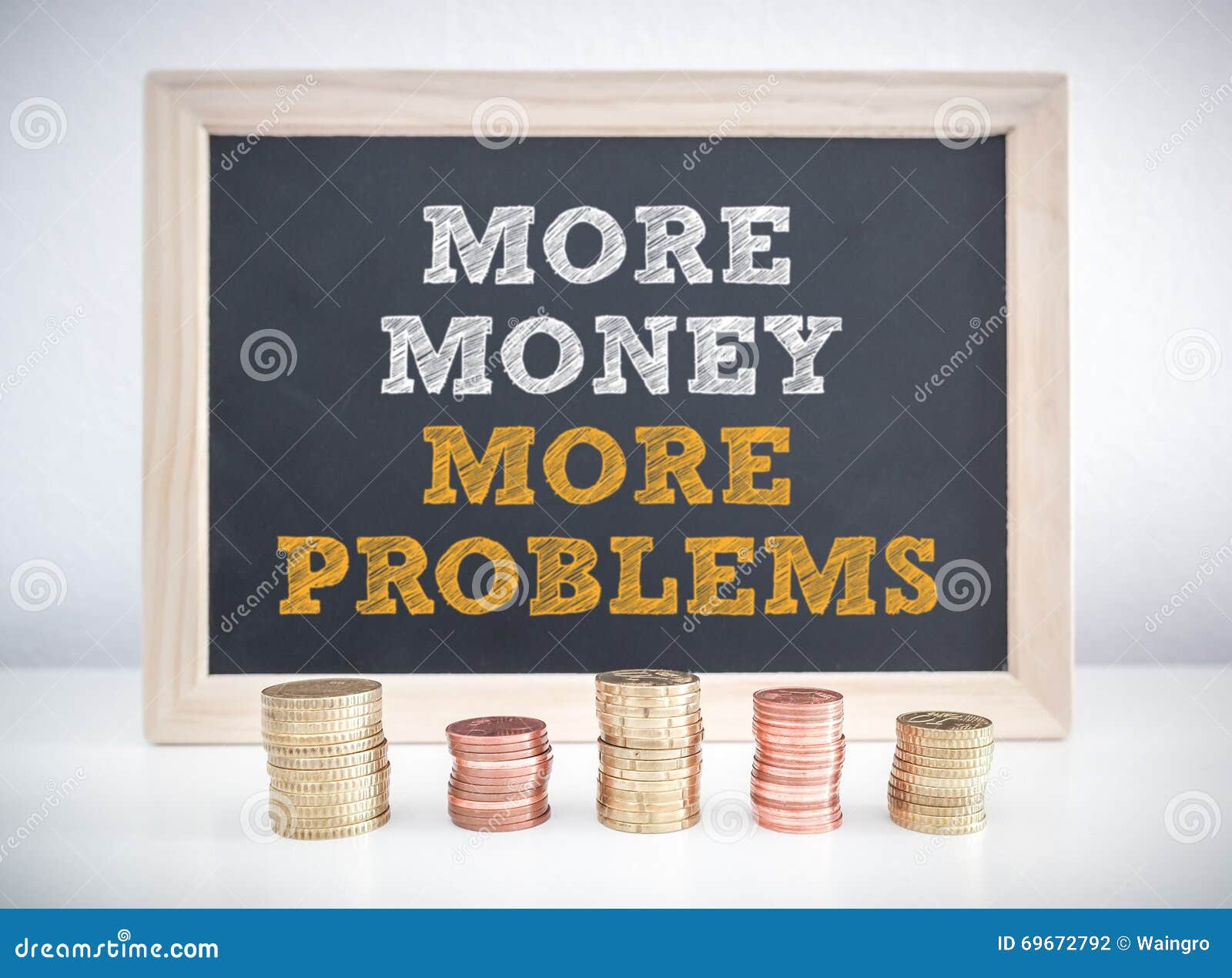 More money more problems stock photo. Image of issue - 69672792