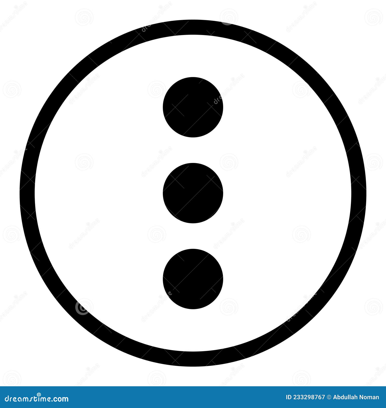 More Option Button Icon Design Stock Vector - Illustration of menu ...