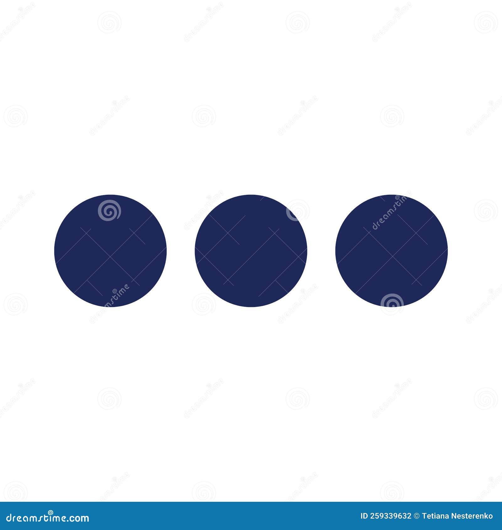 More Options Button Black Glyph Ui Icon Stock Vector - Illustration of ...